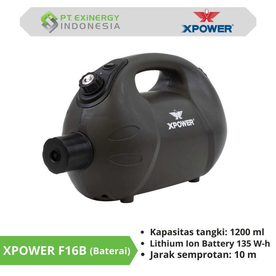 Jual XPower ULV Cold Fogging dengan baterai - F-16B (Alat fogging dan spray disinfectant ...