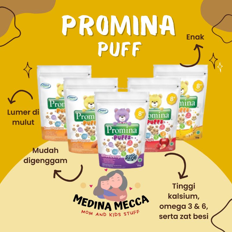 Jual Promina Puff 15 gram / snack mpasi anak bayi Snack MPASI / Snack ...