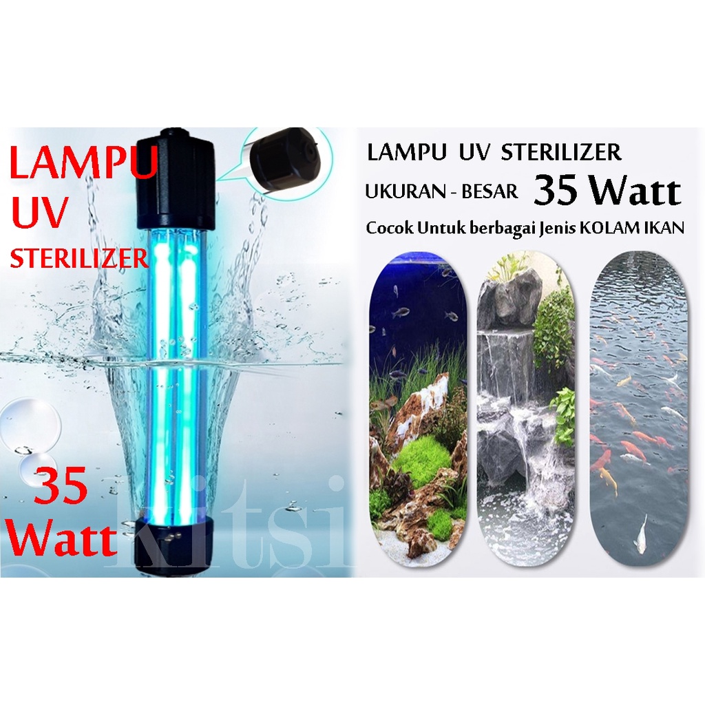Jual LAMPU UV YANG 35 WATT / LAMPU UV CELUP RENDAM KOLAM AQUARIUM - UV ...