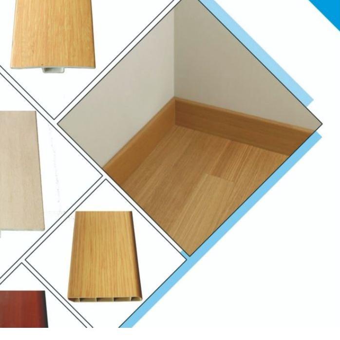 Jual plin pvc / list plank pvc / plint pvc isi 2.4 meter per batang ...