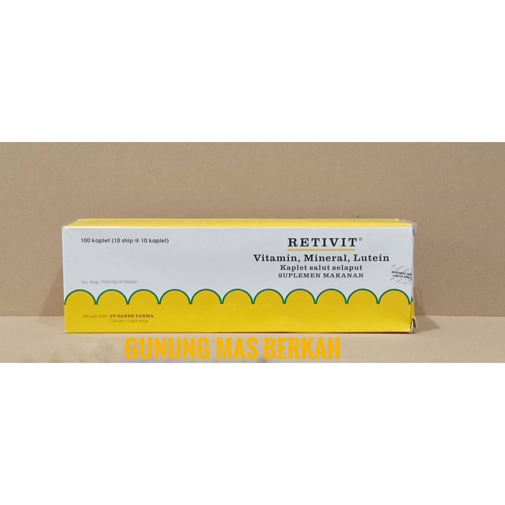 Jual RETIVIT Retivit retifit isi 10 tablet - untuk memelihara kesehatan ...