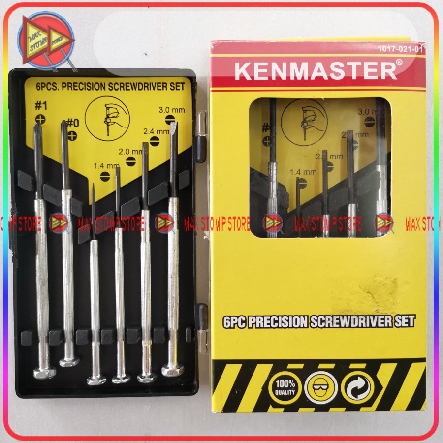 Jual Obeng Jam Kenmaster 6 Pcs / Set / Obeng Kacamata Precision ...