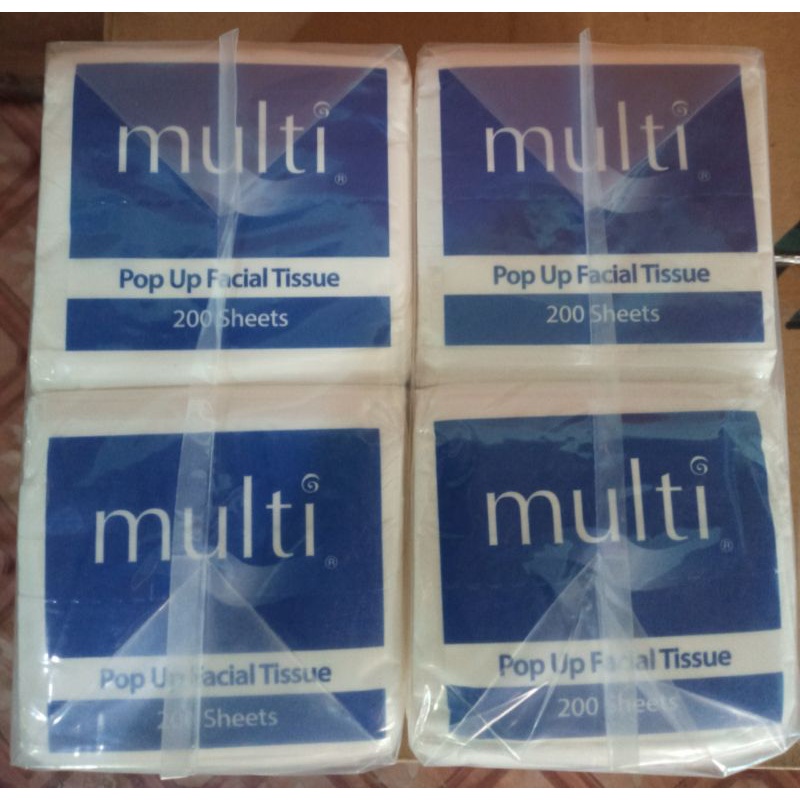 Jual tissue multi pop up 200 sheet 2 ply | Shopee Indonesia
