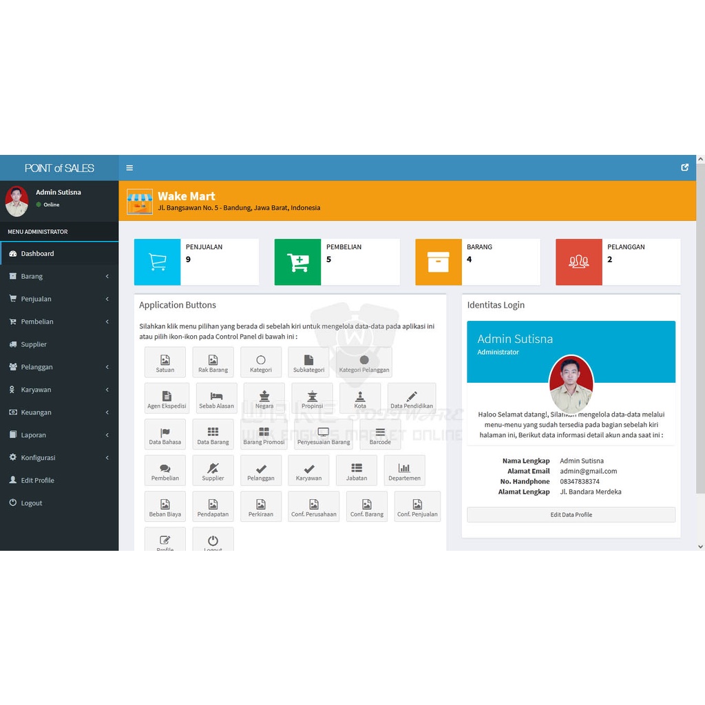 Jual APLIKASI POINT OF SALES/PENJUALAN BERBASIS WEB DENGAN FITUR ...
