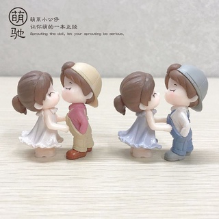 Jual Figure Boneka Couple Topi/Miniatur Set Patung-patung Pasangan ...