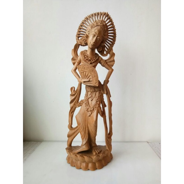 Jual Patung kayu ukiran / asli patung / DANCING GIRL | Shopee Indonesia