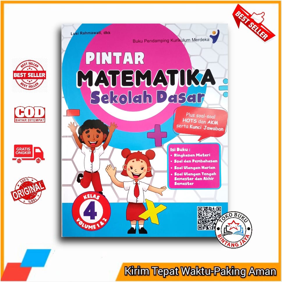 Jual Buku Pintar Matematika Kelas 4 Plus Soal Soal HOTS Dan AKM - Buku ... Jual Buku Pintar Matematika Kelas 4 Plus Soal Soal HOTS Dan AKM - Buku ...