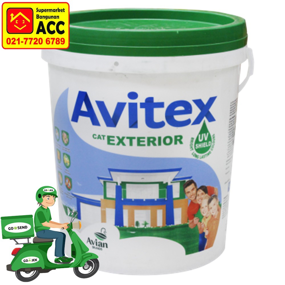 Jual AVITEX Exterior Cat Tembok Luar Tinting Warna Muda 25kg | Shopee ...