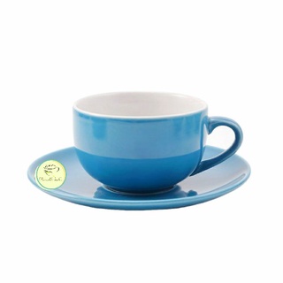 Jual CANGKIR TEH / KOPI / 6 PASANG CANGKIR TWO TONE / CANGKIR - BIRU ...