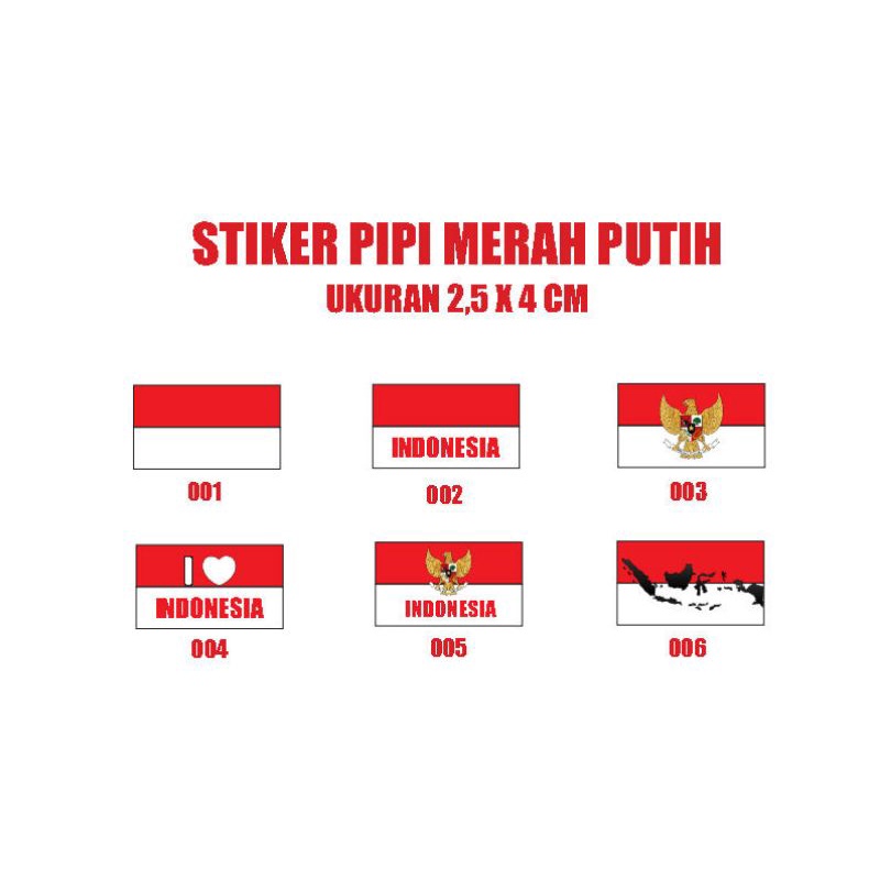 Jual Stiker pipi merah putih | Shopee Indonesia