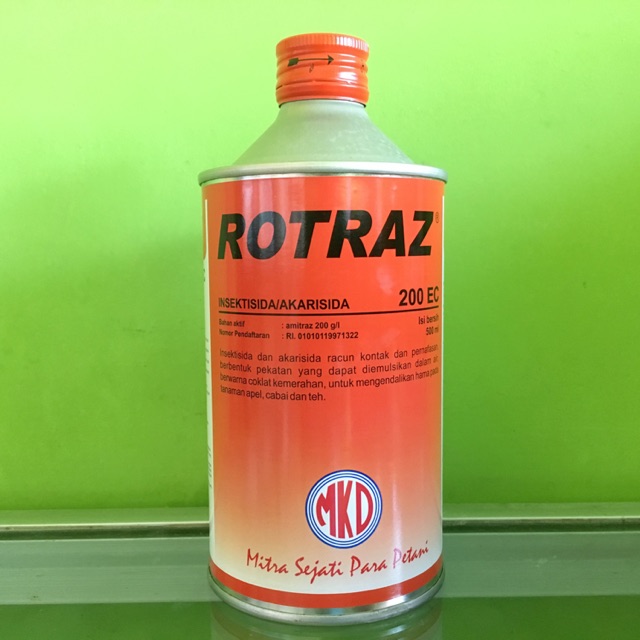 Jual Rotraz 200EC Mitac 200EC 500ml insektisida akarisida Amitraz ...
