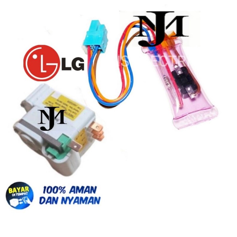 Jual [1 SET] Timer dan bimetal defrost kulkas LG 2 pintu | Shopee Indonesia