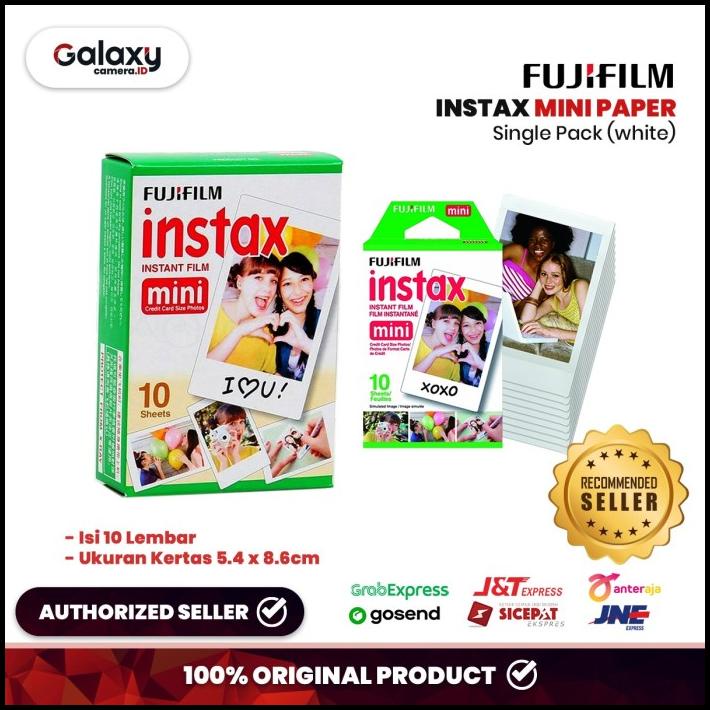 Jual Fujifilm Instax Mini Paper Singlepack - 10 Lembar | Shopee Indonesia