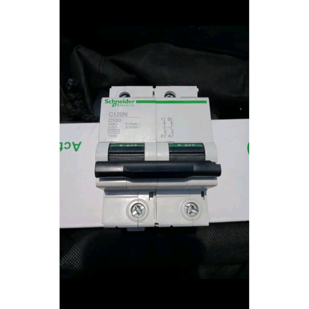 Jual MCB-Miniature Circuit Breaker SCHNEIDER C120N 2P 80A 10kA | Shopee Indonesia