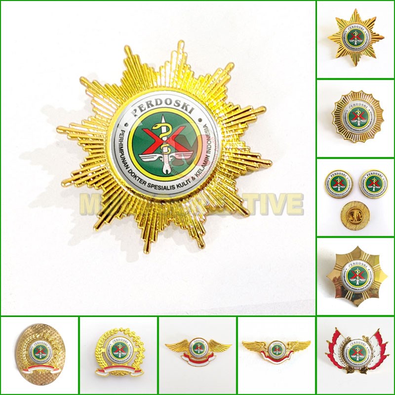 Jual Pin PERDOSKI Pin Perhimpunan Dokter Spesialis Kulit Indonesia Wing ...