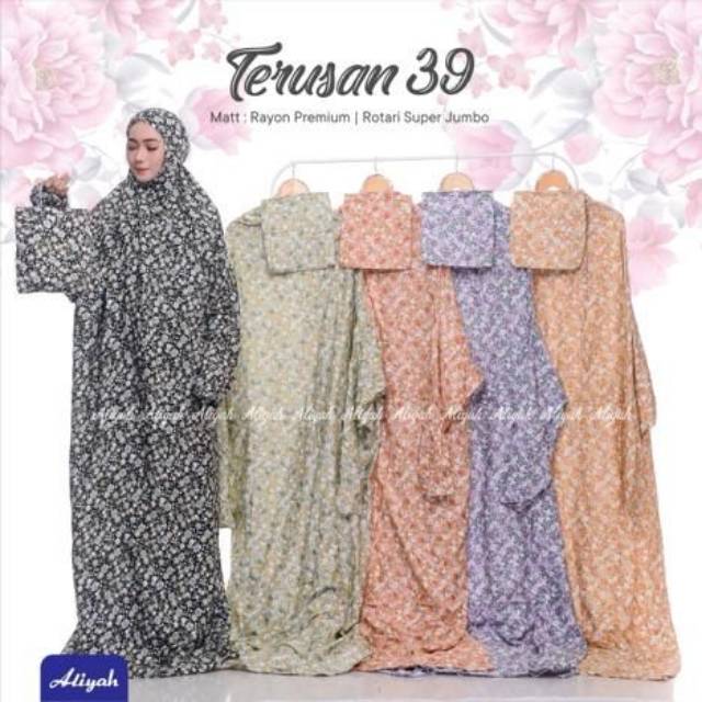 Jual MUKENA TERUSAN #39 RAYON ROTARY DEWASA SUPER JUMBO MURAH NYAMAN ...