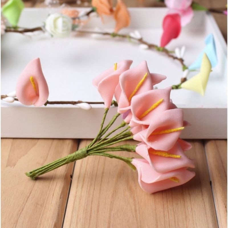 Jual Bunga spons lily per lusin (12 biji) - bunga aplikasi ...