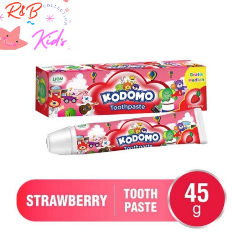 Jual KODOMO Pasta Gigi Junior Strawberry 45 g | Shopee Indonesia