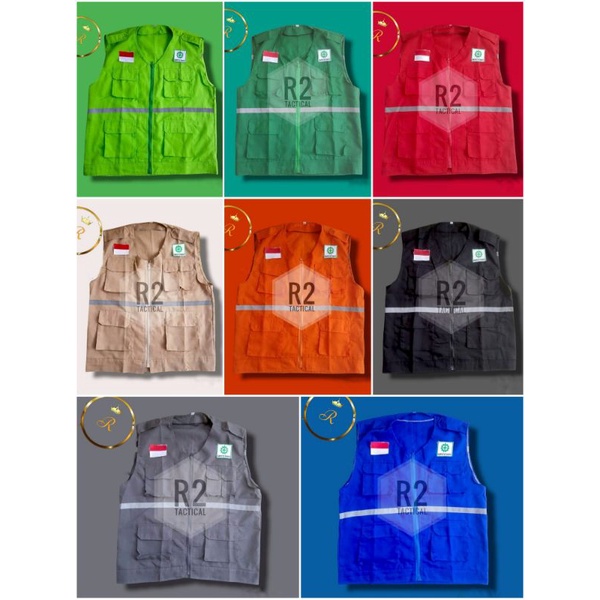 Jual Rompi Safety K3 Vest Pria Kerja Proyek Bahan Drill | Shopee Indonesia