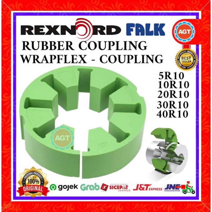 Jual WRAPFLEX 10R10 RUBBER/ELEMENT ONLY - FALK COUPLING REXNORD ...