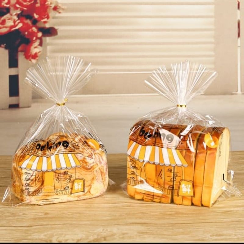 Jual Plastik Roti Tawar/ Kemasan Plastik Roti/ Packaging Roti | Shopee ...