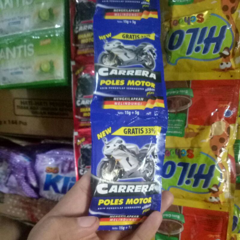 Jual Carrera poles motor sachet 20 g | Shopee Indonesia