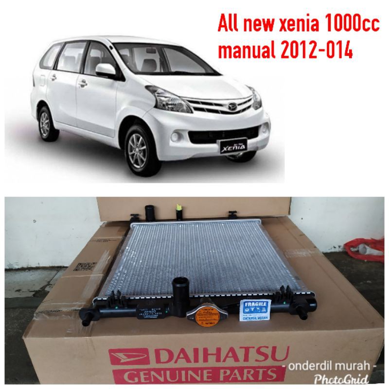 Jual Radiator xenia 1000cc manual 2012-2014 Original | Shopee Indonesia