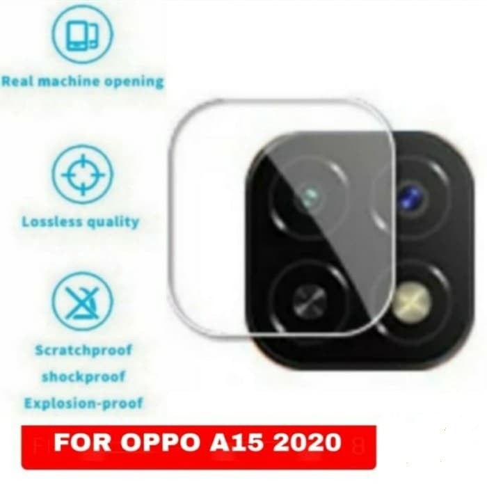 Jual Tempered glaas Camera Oppo A15 Clear Anti Gores Camera Lens ...