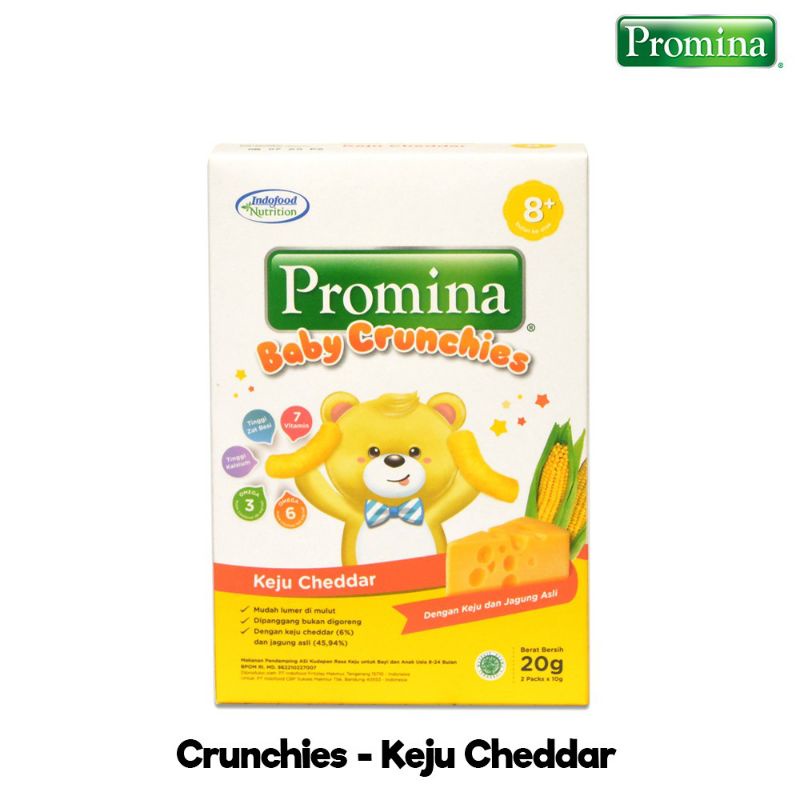 Jual Promina Baby Crunchies Keju Cheddar 20 gram | Shopee Indonesia