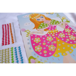 Jual MAINAN EDUKATIF DIY menempel manik-manik, mewarnai cat air ...