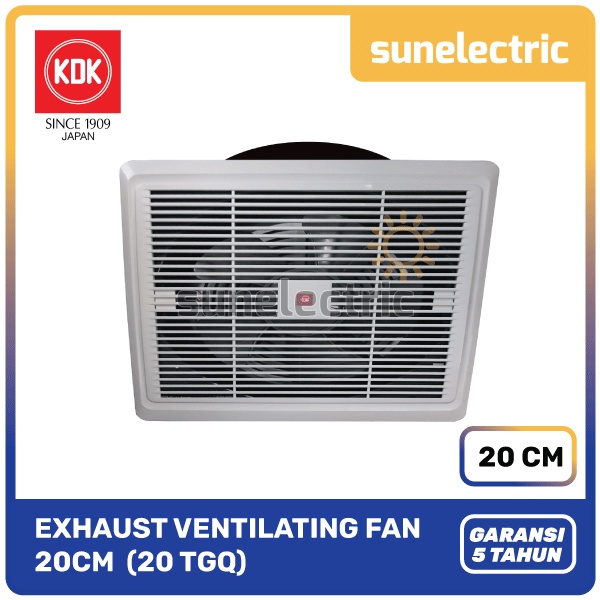 Jual KDK 20-TGQ 8" / 8 Inch / 20 cm KDK Ceiling Exhaust Ventilating Fan / Kipas Angin Plafon ...