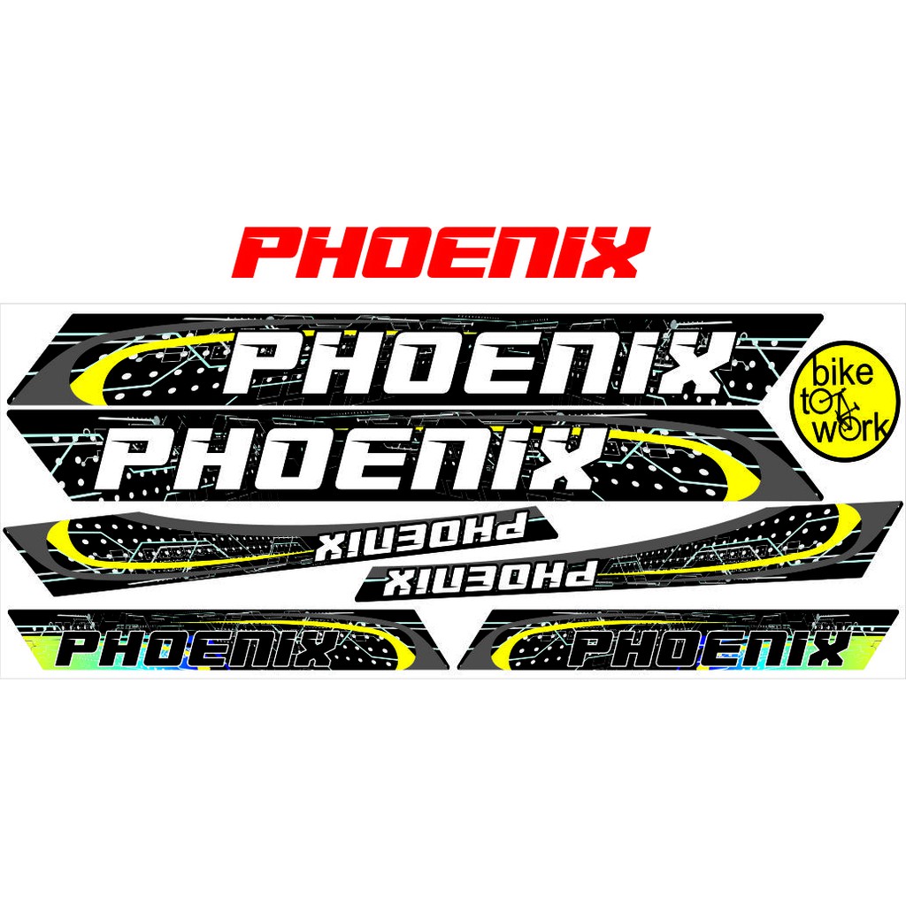 Jual STRIPING DECAL SEPEDA PHOENIX MTB CUSTOM STIKER | Shopee Indonesia