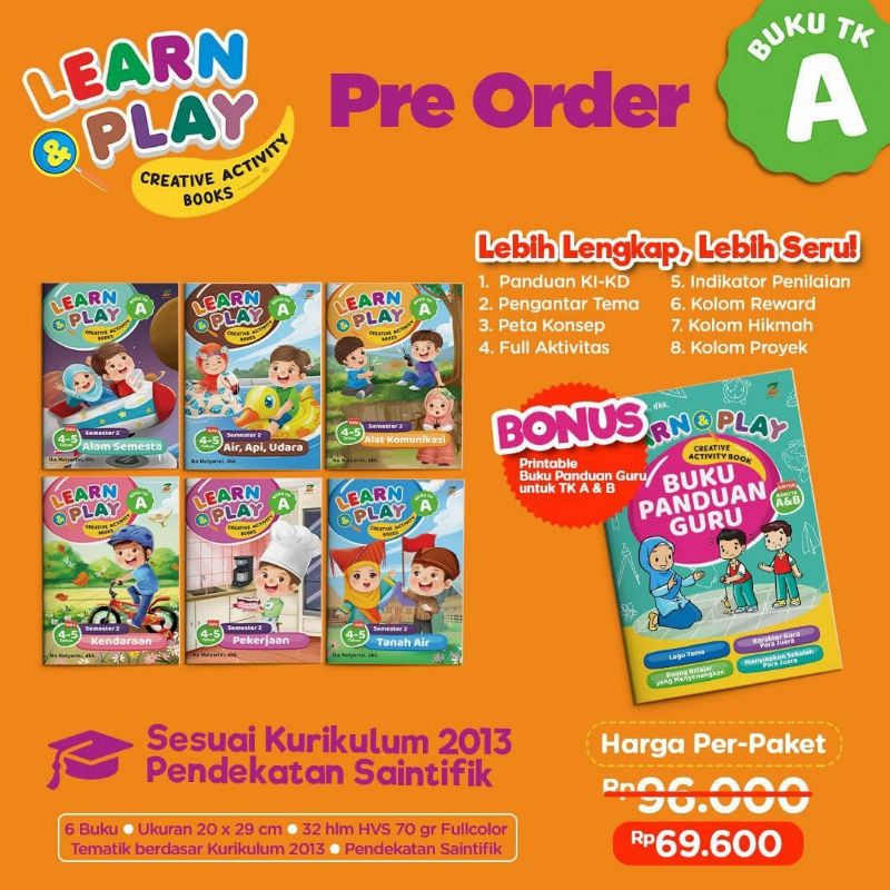 Jual Buku Anak Learn and Play Creative Activity Books Ziyad - Buku TK A ...