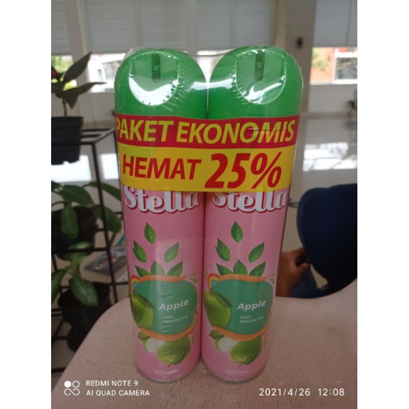 Jual Stella Aerosol apple 400ml x 2 Pcs | Shopee Indonesia