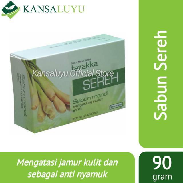 Jual Sabun Mandi Sereh Tazakka - Herbal Atasi Jamur Kulit & Anti Nyamuk ...