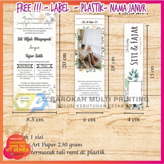 Jual UNDANGAN PERNIKAHAN PAKAI FOTO MURAH UNDANGAN HANG TAG MINIMALIS ...