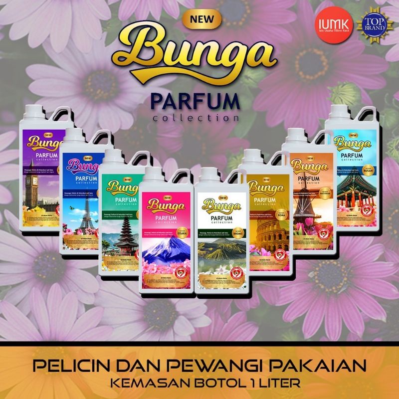 Jual Bunga Parfum Collection - Pelicin pewangi pakaian - parfum laundry ...