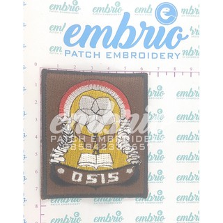 Jual Emblem Osis Badge Atribut Seragam Sekolah Emblem Bordir Seragam ...