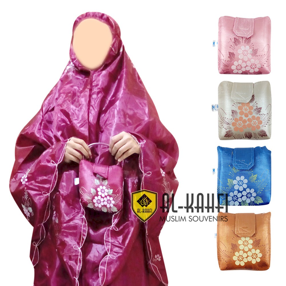 Jual Mukena Travel / Mukenah Traveling Mini Ringkas - Parasut / Parasit ...