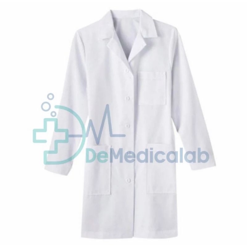 Jual Jas Lab Laboratorium Praktikum Sekolah Industri / Baju Lab Putih ...