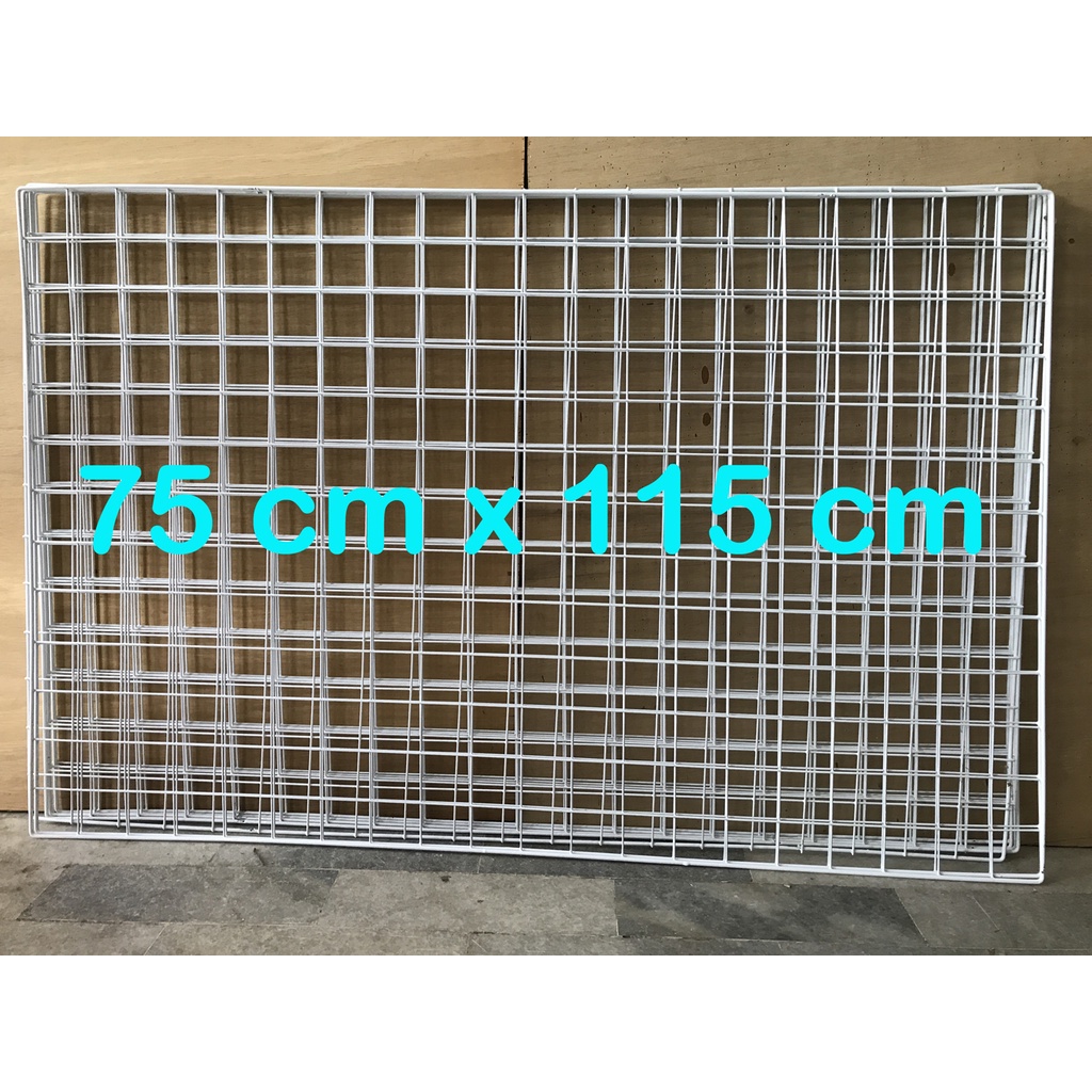 Jual Wire Mesh 75 x 115 Coating Putih | Ram Display | Display Jaring ...