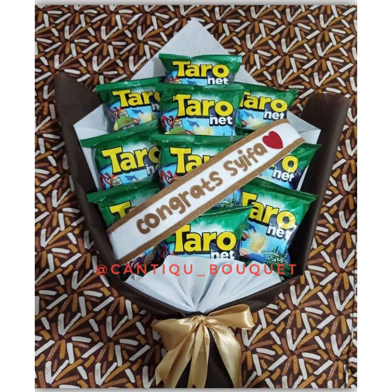 Jual Buket snack// buket jajanan // ciki taro | Shopee Indonesia