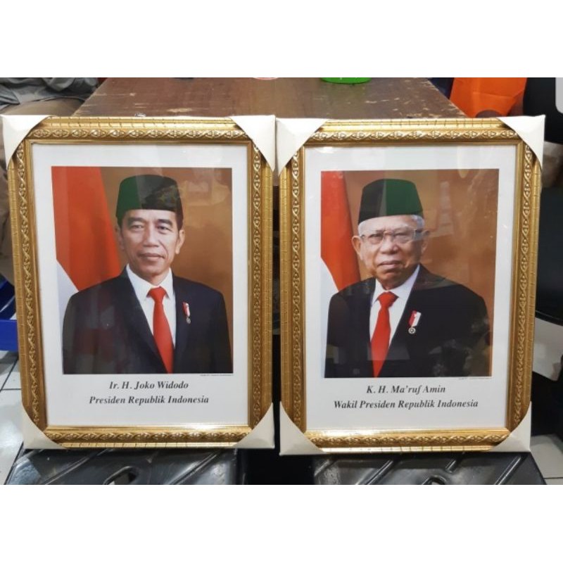 Jual FOTO PRESIDEN DAN WAKIL/BINGKAI FOTO | Shopee Indonesia