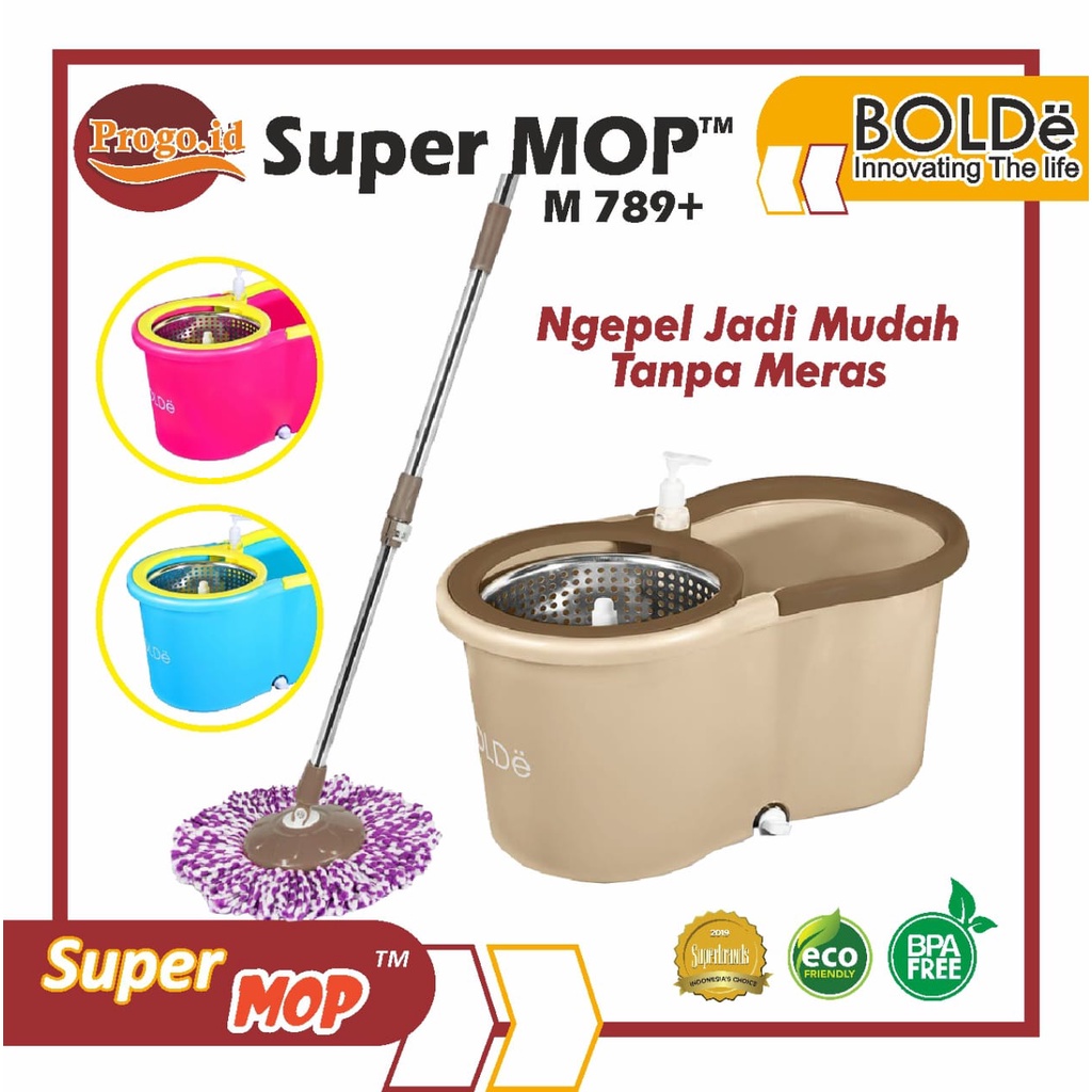 Jual Alat Pel Lantai Alat Pel Mop Praktis BOLDe Kain Pel Lantai BOLDe ...
