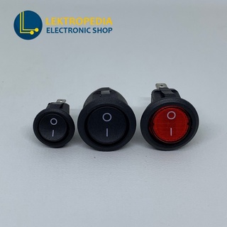 Jual Saklar On-Off 2 Pin Bulat Mini Hitam 2pin 2p Switch Kecil On Off ...