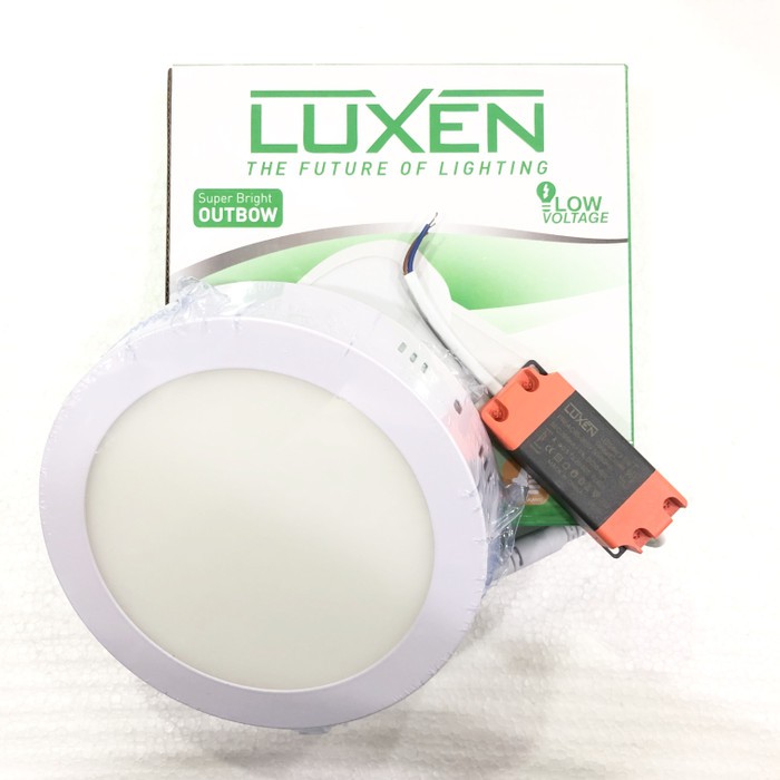 Jual Lampu LED Panel LUXEN / Downlight LED LUXEN Panel 6W BULAT OUTBOW ...