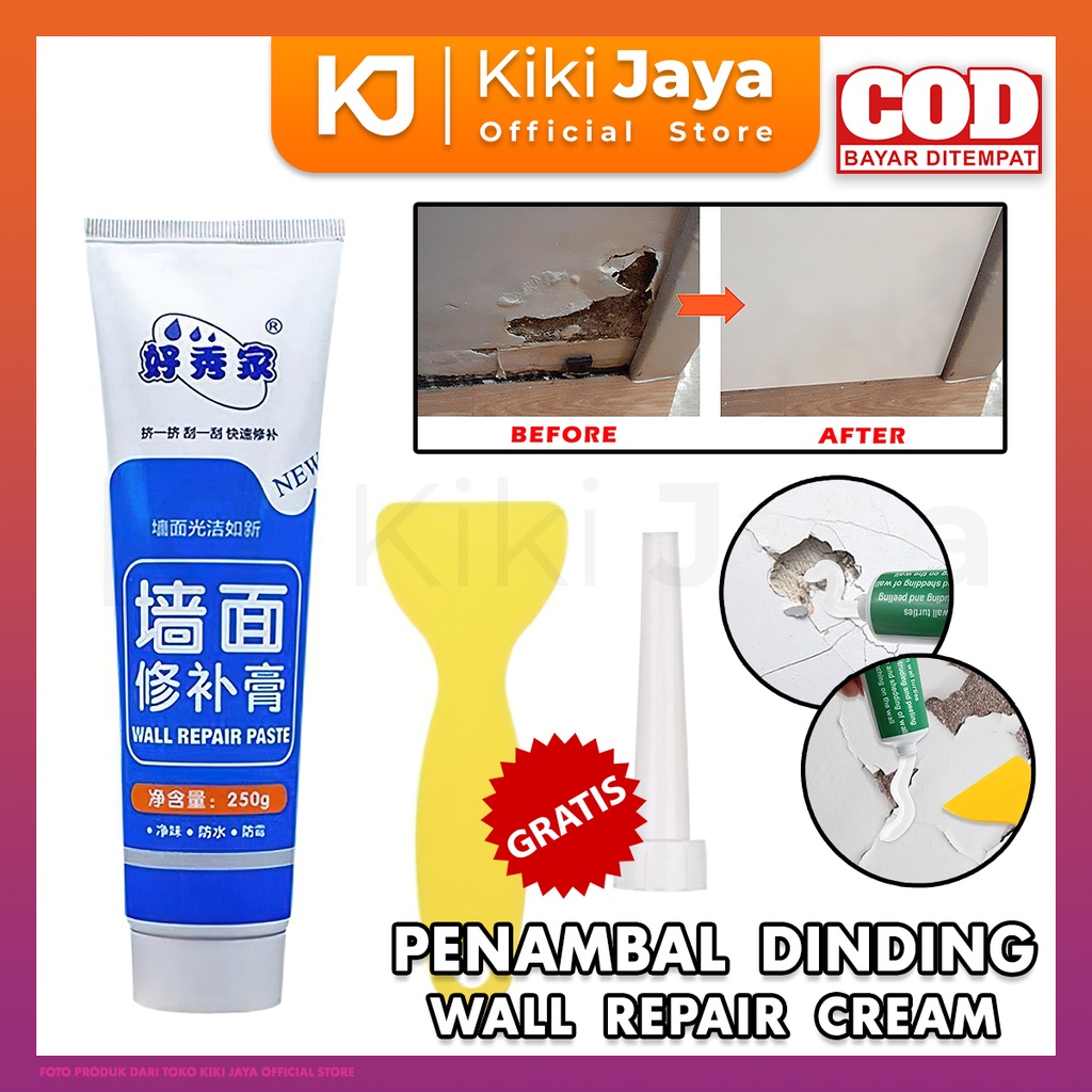 Jual [KIKI] Dempul Penambal Dinding - Wall Repair Cream Krim Pasta ...