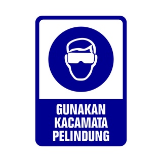 Jual RAMBU GUNAKAN KACAMATA PELINDUNG 35CM X 50CM PLAT ALUMUNIUM ...