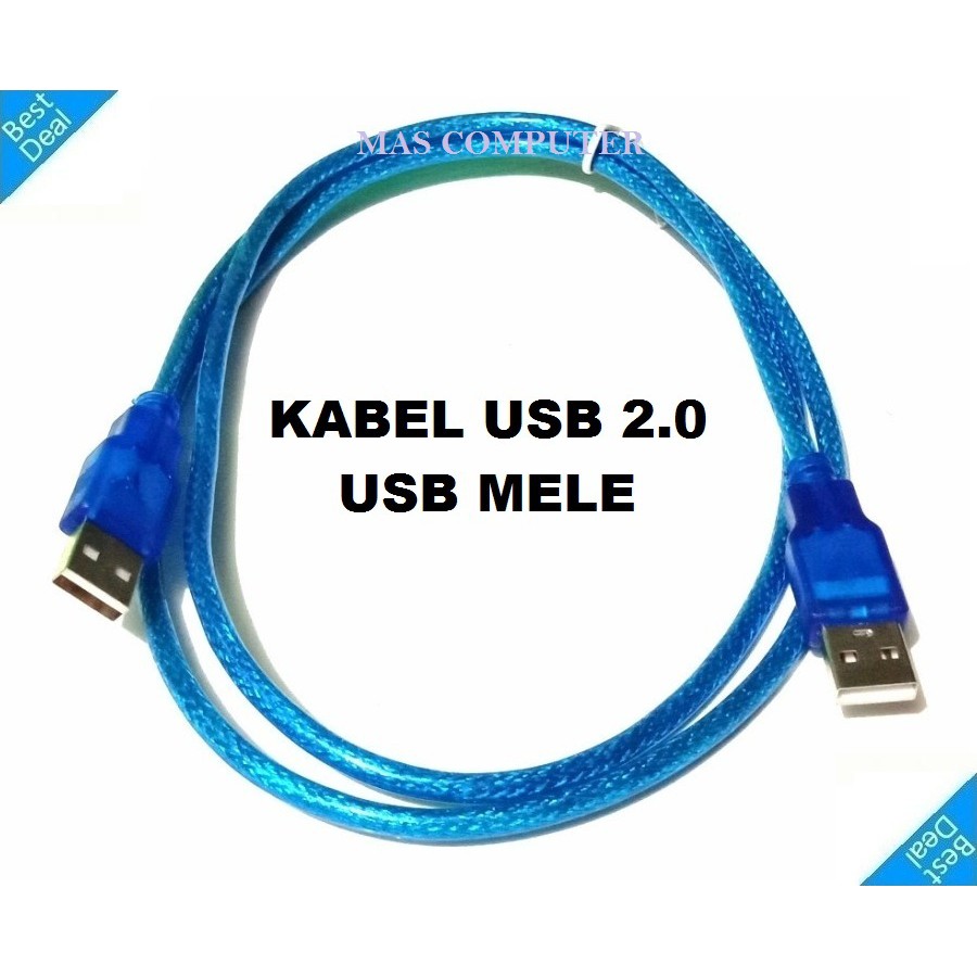 Jual Kabel Usb 2.0 Panjang 1.2Meter / Kabel Usb To Usb / Kabel Usb 3.0 ...