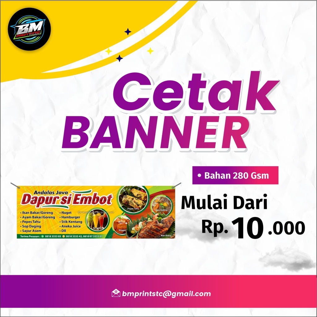 Jual BANNER MURAH HANYA 10k/50cm (FILE SIAP CETAK) | Shopee Indonesia